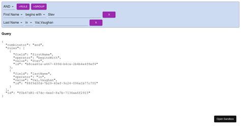 React Querybuilder Material Example Codesandbox