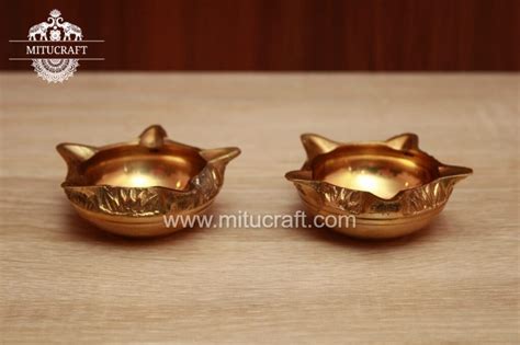 Brass 5 Face Kubera Deepam