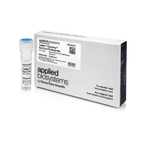 Pcr Reagent Kit Taqman® Openarray™ Pcr Master Mix Real Time Pcr Based