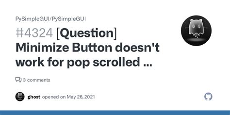 Question Minimize Button Doesn T Work For Pop Scrolled Popupgettext Issue
