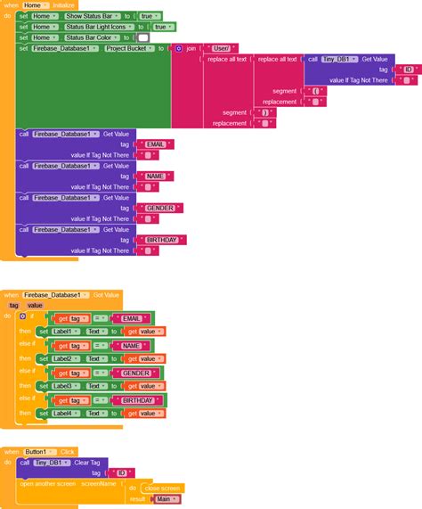Get Firebase Data To Home Screen Discuss Kodular Community