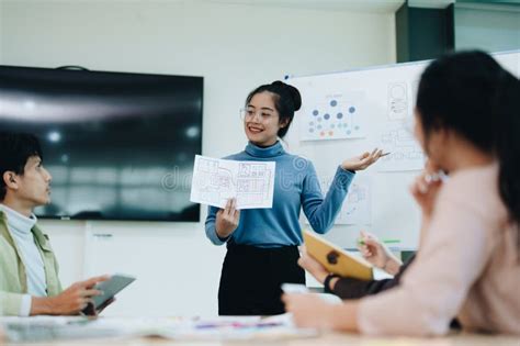 Team Of Creative Web Graphic Designer Planning Drawing Website Ux Ui