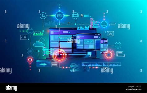 Cross Platform Website App Design Development On Laptop Phone Tablet Technology Of Create