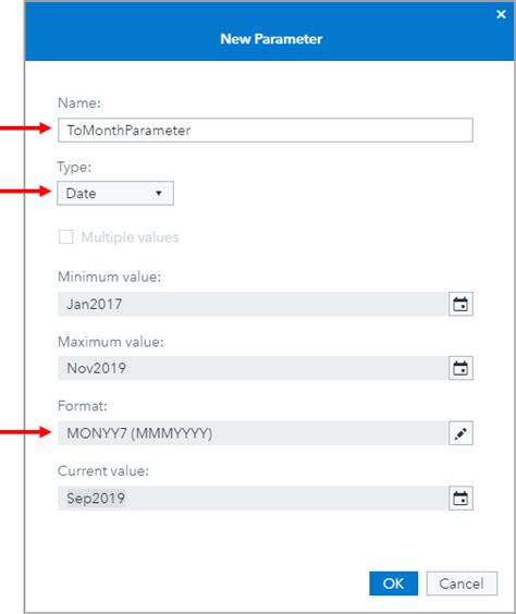 How To Prompt For A Date Range In A Sas Va Report Example 3 Drop Down List
