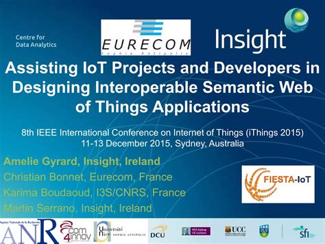 Assisting Iot Projects And Developers In Designing Interoperable