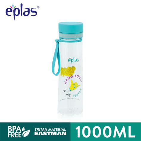 Eplas 1000ml Bpa Free Water Bottle Cartoon Portable School Botol Air