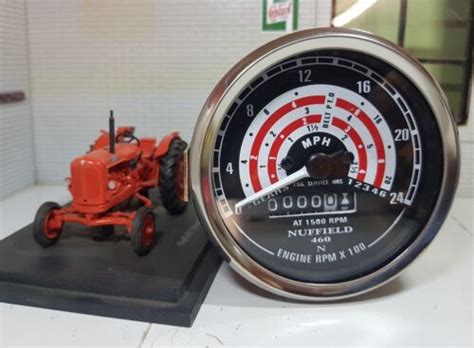 Nuffield 4 60 Tractor Dash Mph Tachometer Tractormeter Gauge Smiths Ty Emberton Imperial