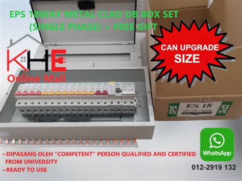 Eps 18way Metal Clad Db Box Set Single Phase Lazada