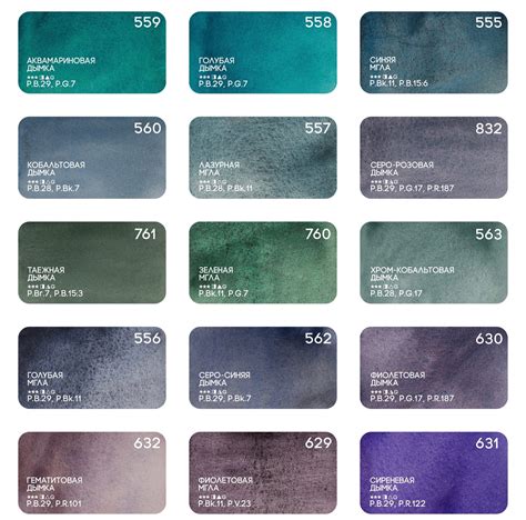 Акварель "Белые Ночи", №559, Аквамариновая дымка 10мл ЗК1901559: купить ...