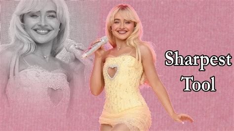 Sabrina Carpenter Sharpest Tool Lyrics Youtube