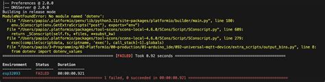 Python Issue Cannot Find Dotenv PlatformIO IDE PlatformIO Community