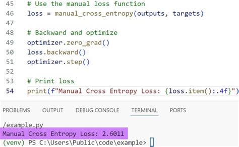 Cross Entropy Loss In Pytorch