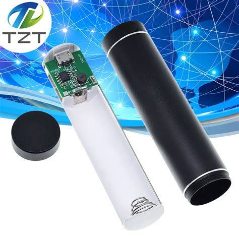 금속 보조베터리 Diy 키트 보관 케이스 상자 무료 용접 복 1x 18650 배터리 5v 1a Usb 외부 충전기 스마트 전화반도체 집적회로 Aliexpress