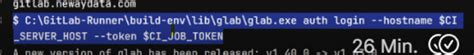 access tokens in gitlab runner at ci using glab gitlab ci cd gitlab
