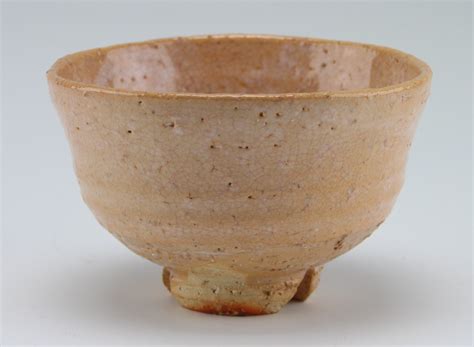 売却済十一代 坂高麗左衛門韓峰萩焼茶碗 the 11th saka koraizaemon hagi yaki bowl 古美術