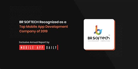 Br Softech Named Top Mobile App Development Company