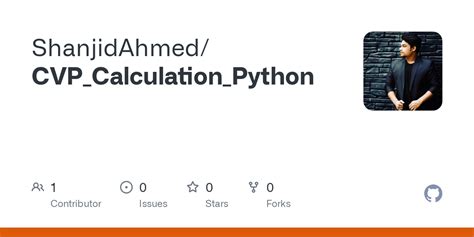 Github Shanjidahmedcvpcalculationpython