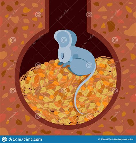 Mouse Mink Illustration Interior Cartoon 116147821