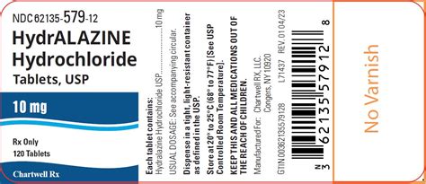 Hydralazine Hydrochloride Tablets Usp Rx Only
