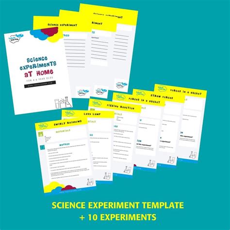 Science Experiment Templates And 10 Experiments