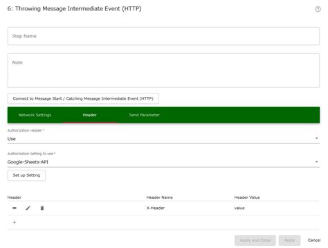 Throwing Message Intermediate Event Questetra Support