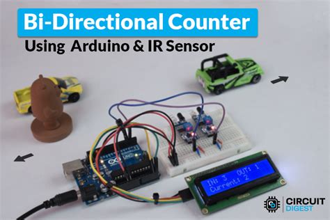 Diy Bi Directional Counter Using Arduino And Ir Sensors Arduino Project Hub