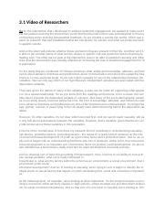 Module Quiz Notes Docx Video Of Researchers So For The Intervention That I Developed To