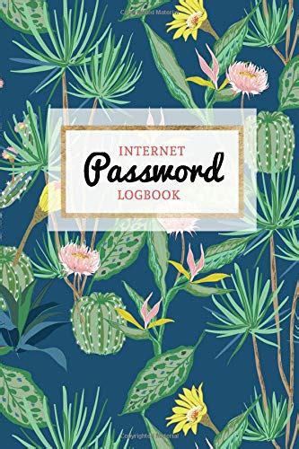 Internet Password Logbook Keep Your Passwords Organized In Style Password Logbook Password
