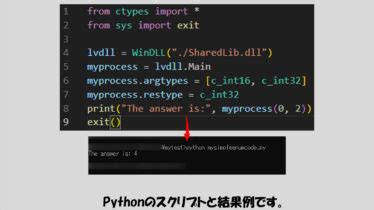 PythonからLabVIEWで作成したdllを呼び出す マーブルルール
