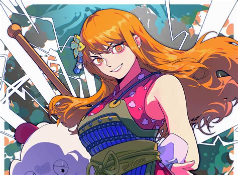 Nami One Piece Hd Wallpaper Vibrant Anime Sea Navigator Spotlight By Mygiorni