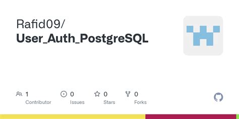 Github Rafid09userauthpostgresql