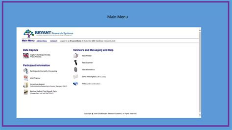 Rds Data Collection System Requirements Ppt