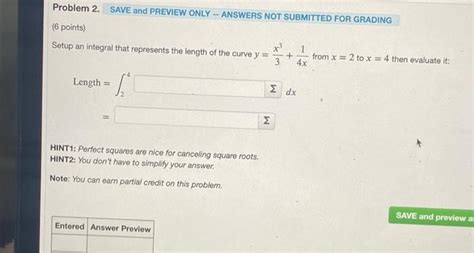 solved problem 2 save and preview only answers not