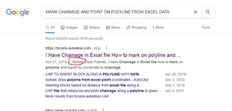 Solved Mark Chainage And Point On Polyline From Excel Data Autodesk Community