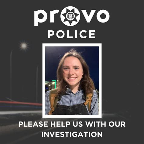 We Are Seeking Your Help In Provo Police Department Facebook
