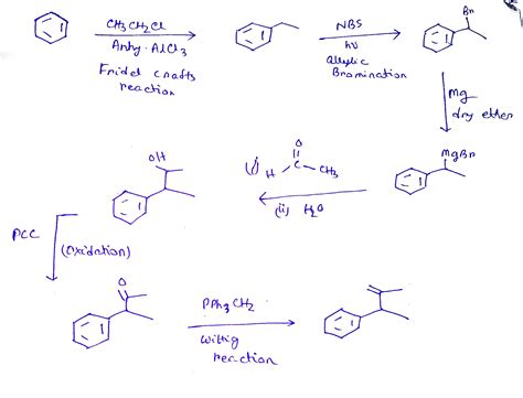 Solved Chemistry Come Up With A Synthesis For This Rxn Course Hero
