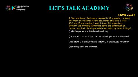 Plant Species Distribution Patterns Interpreting Mean And Variance In Ecological Sampling Csir