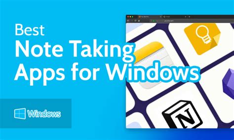 Best Note Taking App For Windows 2025 Free And Paid Apps