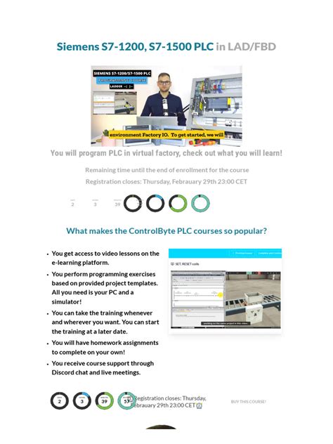 plc training programming siemens plc lad fbd pdf