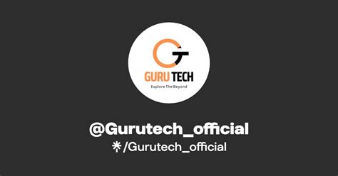 Gurutechofficial Twitter Instagram Facebook Linktree