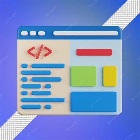 Premium Psd Programming Language 3d Illustration