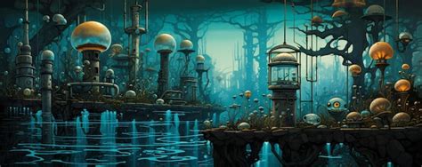 Premium Photo Abstract Water Filtering System Concept Artwork