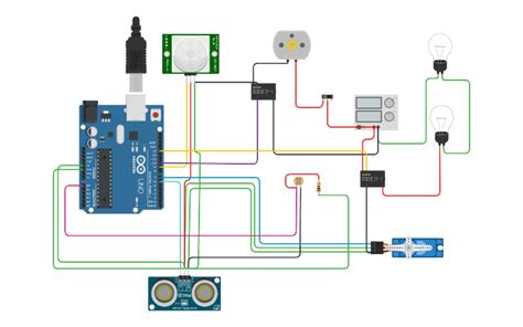 Circuit Design Copy Of Smart Home Automation Tinkercad