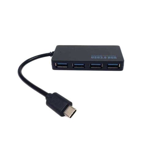 Jual Usb Type C To Usb Hub Adaptor Port Uh C Warna Hitam Slot Usb Port Di Seller