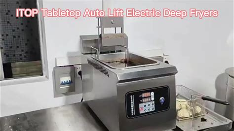 Электрическая Фритюрница Itop автоматическая подъемная фритюрница жареная еда жареная курица