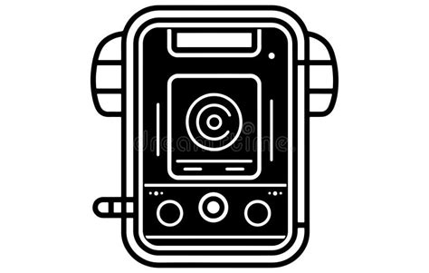 Simple Line Of Cell Phone Vector Icon Mobile Phone Line Icon Vector Smart Phone Outline Icon