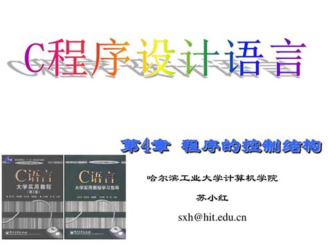 第 章 程序的控制结构C语言大学实用教程课件苏小红 word文档在线阅读与下载 无忧文档