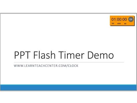Ppt Flash Timer How Your Audience See