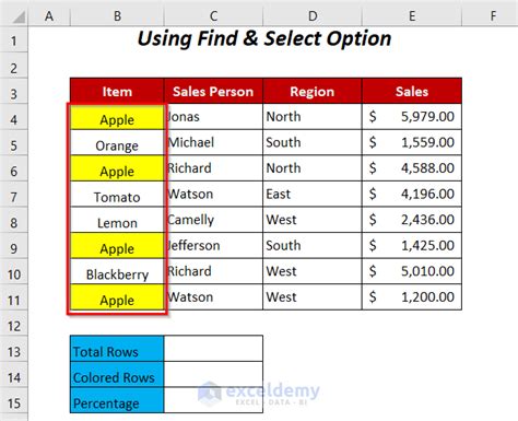 How To Calculate Percentage Based On Conditional Formatting 6 Ways