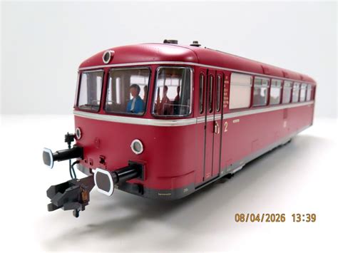 1hpc56 HÜbner 3008 Spur 1 Schienenbus Vt 98 Der Db Mit Figuren Ovp
